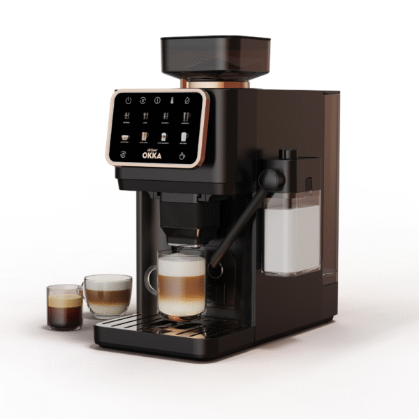 Arzum OKKA Barista Pro Automatic Espresso Machine - Black, Copper ...