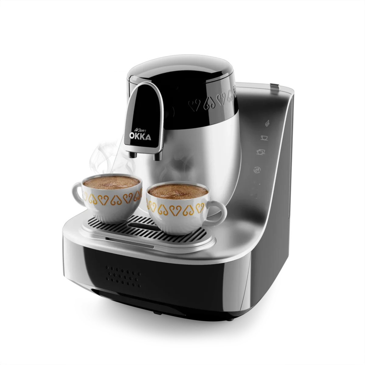 Arzum OKKA ELIT Automatic Turkish Coffee Machine - Steel - Arzum Egypt