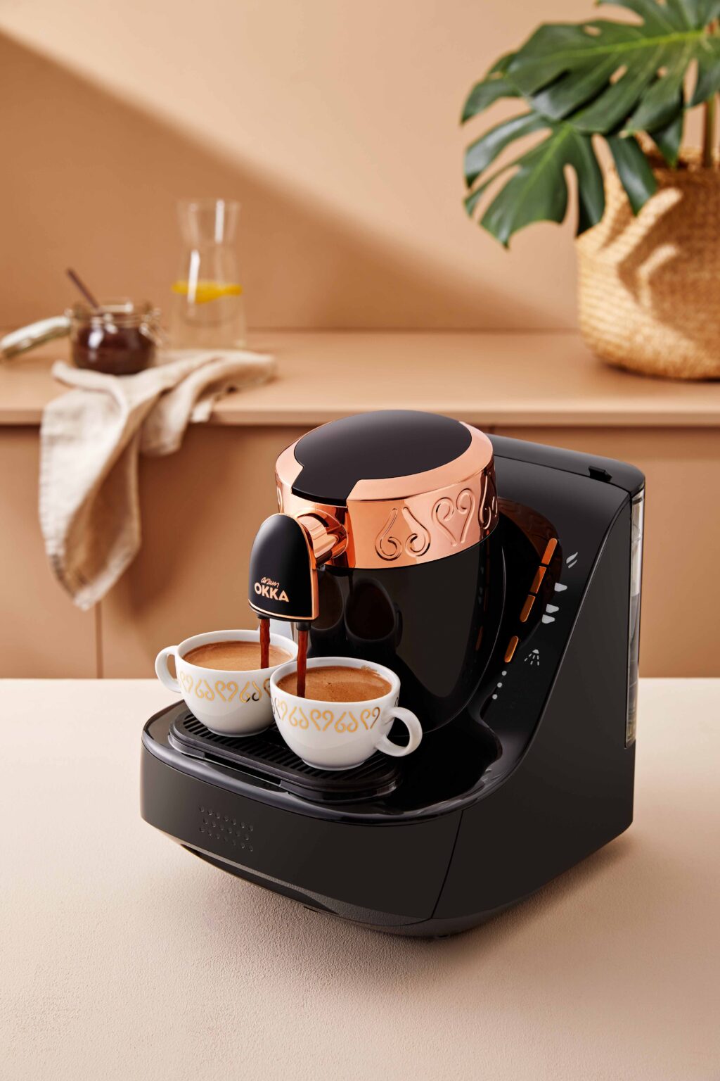 Arzum OKKA Automatic Turkish Coffee Machine - Red, Chrome - Arzum Egypt
